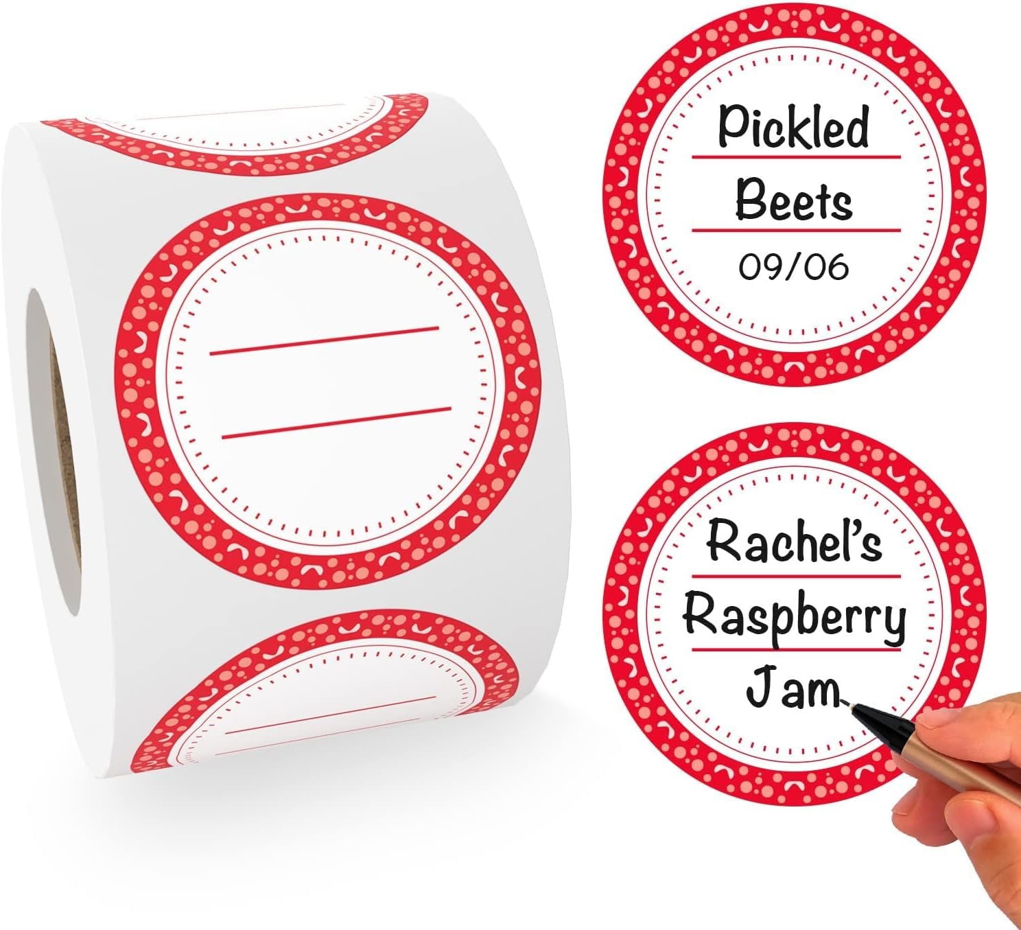 MESS Dissolvable Canning Labels for Jars 200 Dissolvable Mason Jar ...