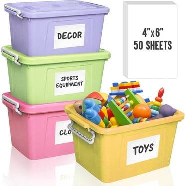 QR Smart Labels - Scannable Labels for Storage and Organization (Color ...