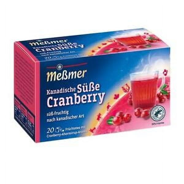 MESSMER Canadian Sweet Cranberry tea Made in Germany - Walmart.com