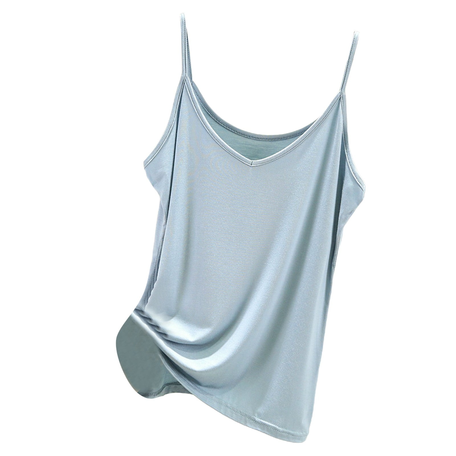 MESSUEN Cami Tops for Women Cropped Tops V-neck Camisole Spaghetti ...