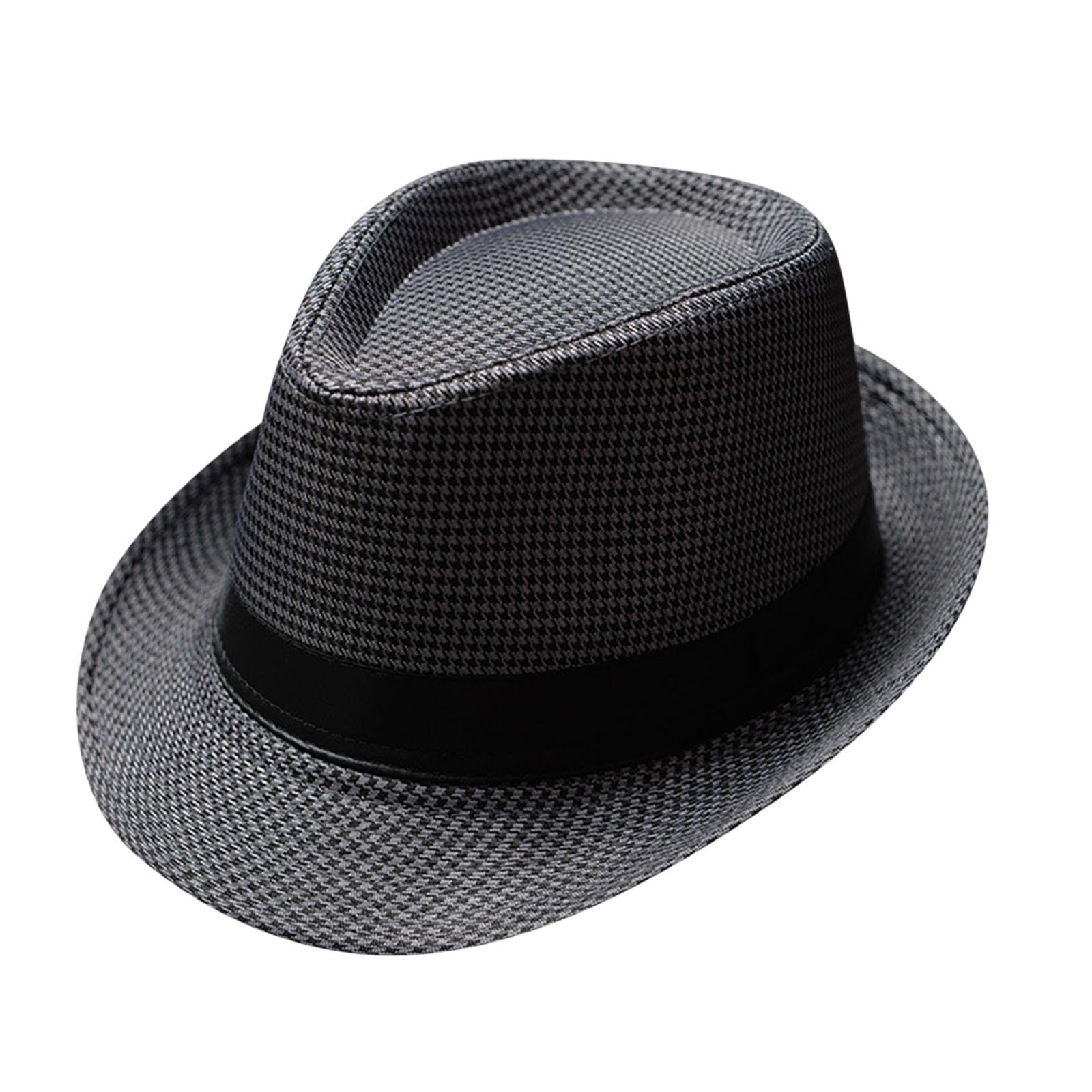 MESSUEN Fedoras for Men Top Hat Dress Hats for Men and Women Retro Jazz ...