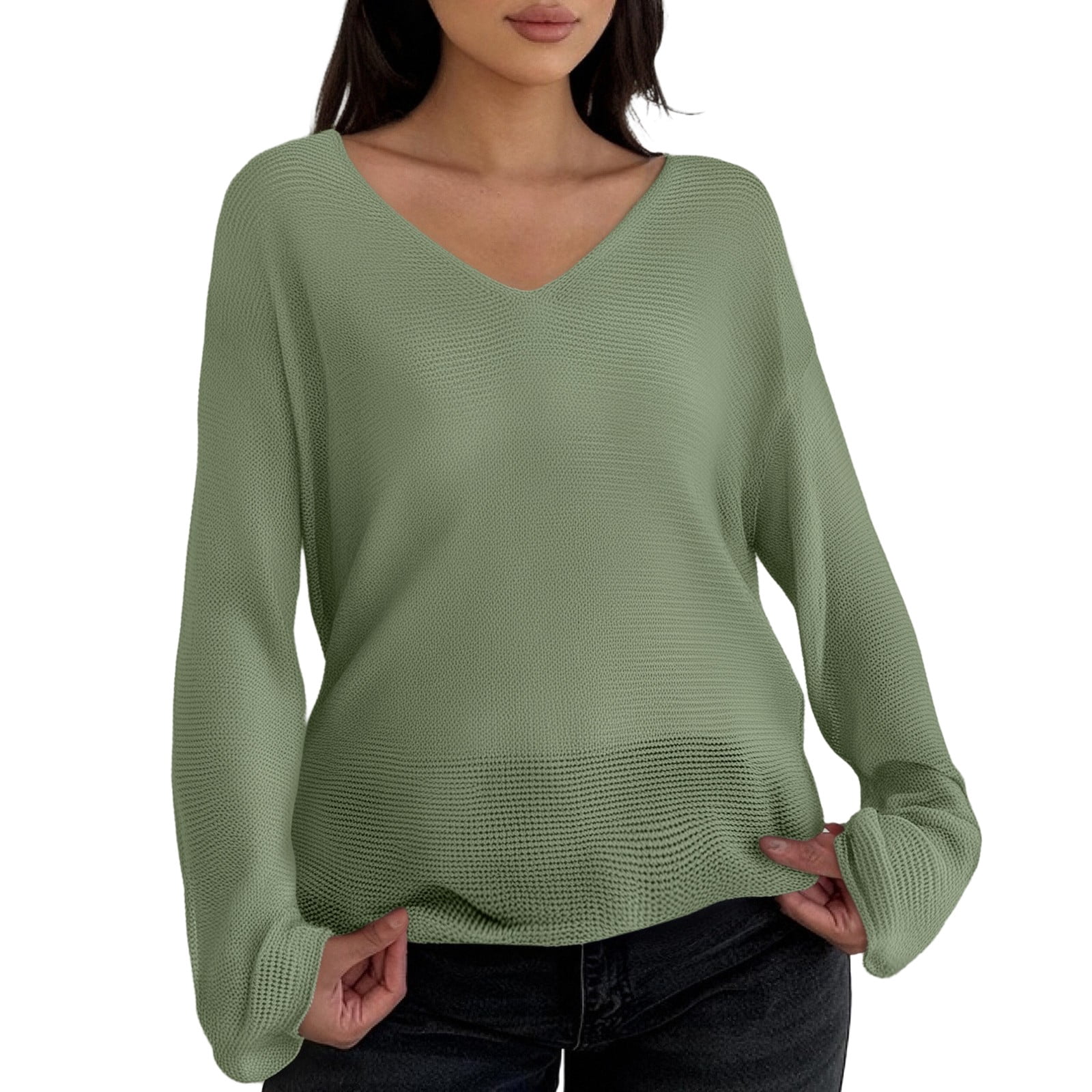 MESSUEN Open Weave Sweaters for Women Long Sleeve Cover Up for Women ...