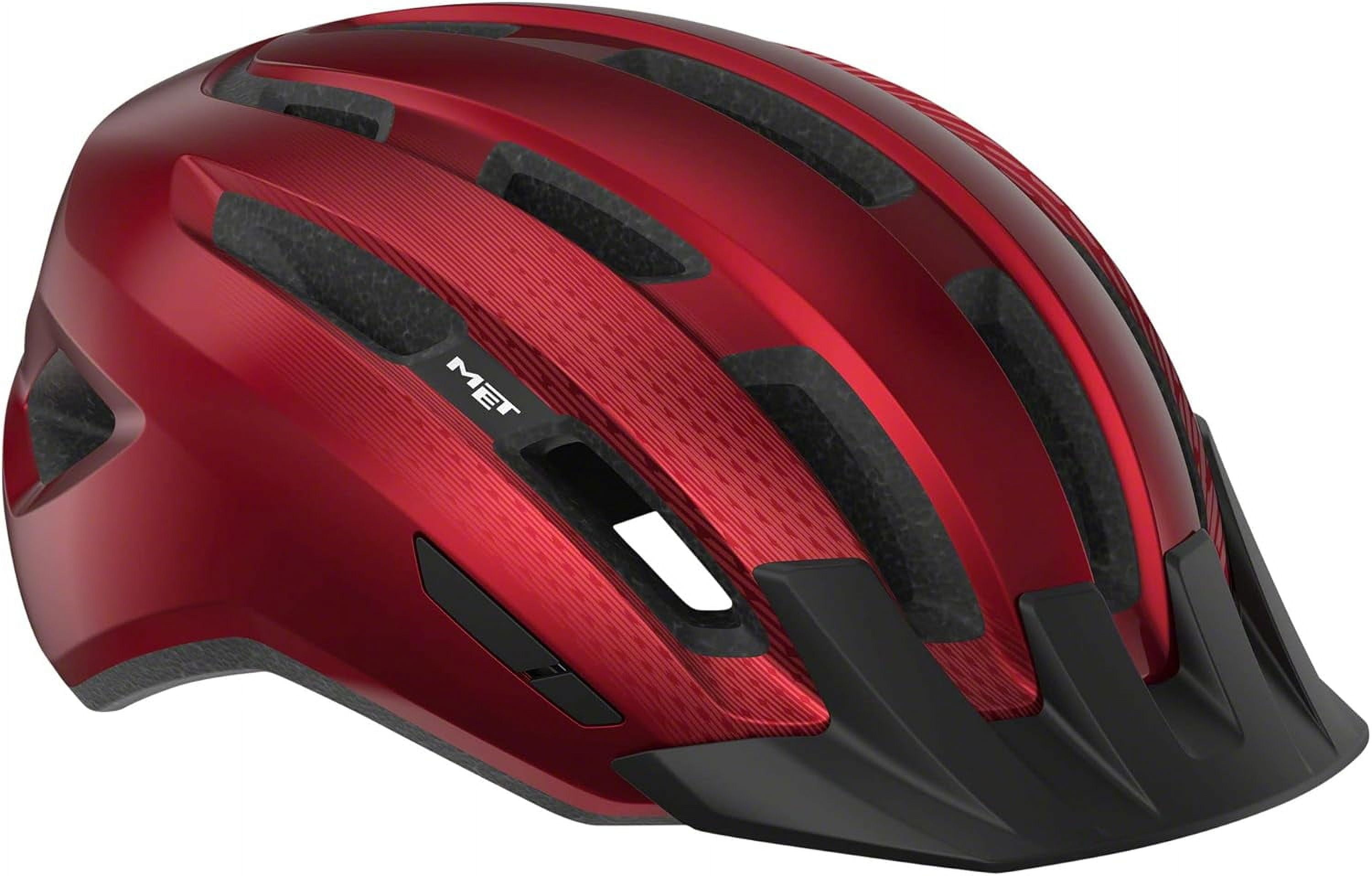 MET Downtown MIPS Bike Helmet - Red Glossy, Small/Medium - Walmart.com