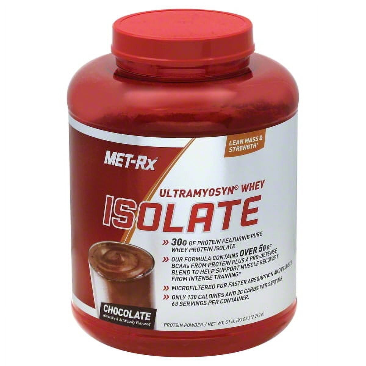 MET-Rx - Ultramyosyn Whey Isolate Chocolate - 5 lbs. - Walmart.com