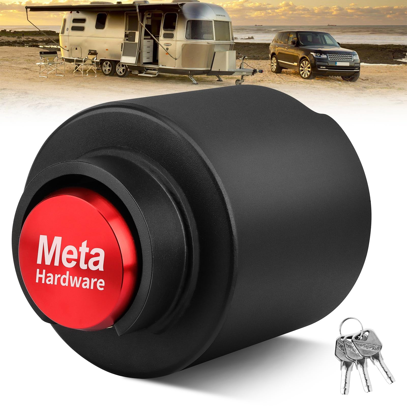 META Hardware Trailer Coupler Lock, Upgraded Anti-Theft Trailer Locks ...