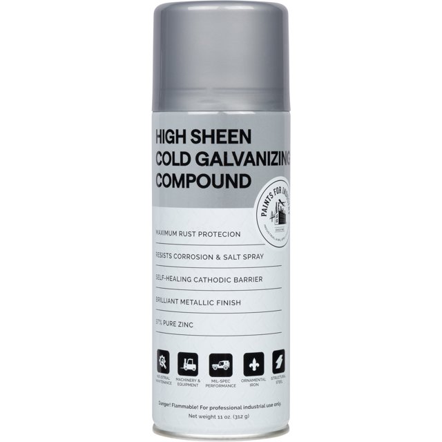 METAL-CLAD High Sheen Cold Galvanizing Aerosol by Paints For Industry ...