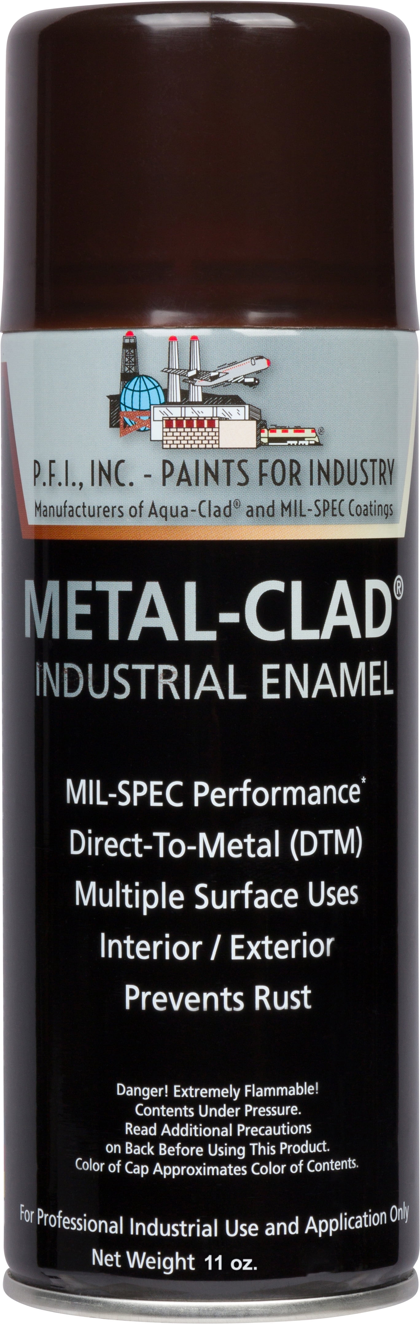 METAL-CLAD Paints For Industry Industrial Enamel, Aerosol Spray Paint ...