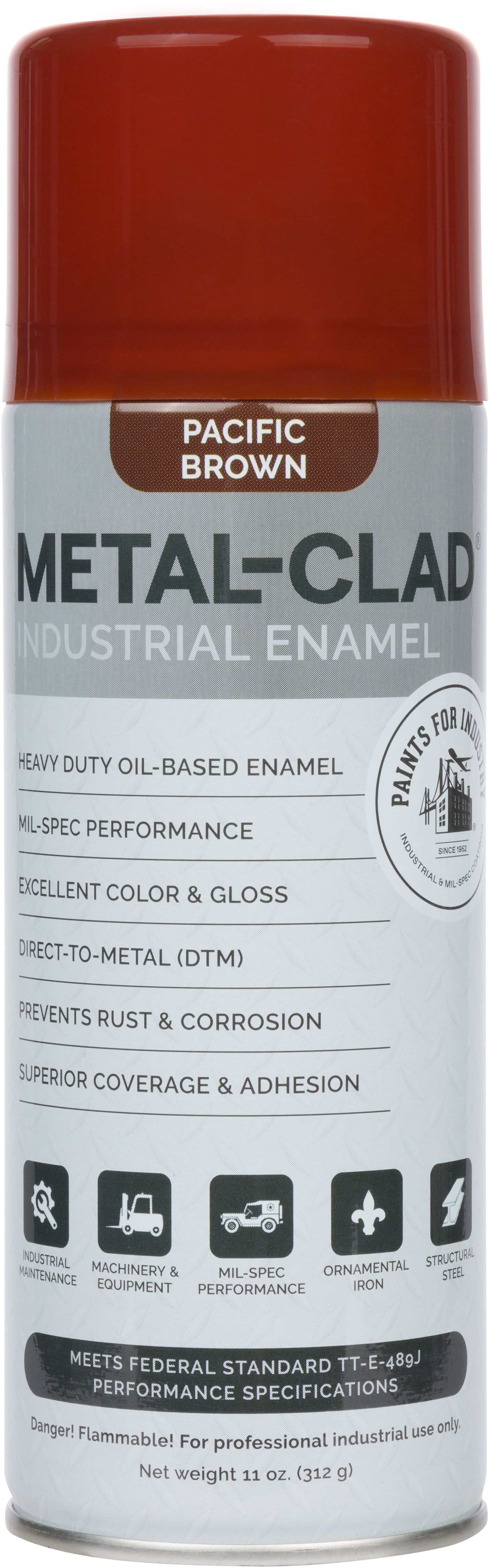 METAL-CLAD Paints For Industry Industrial Enamel, Aerosol Spray Paint ...