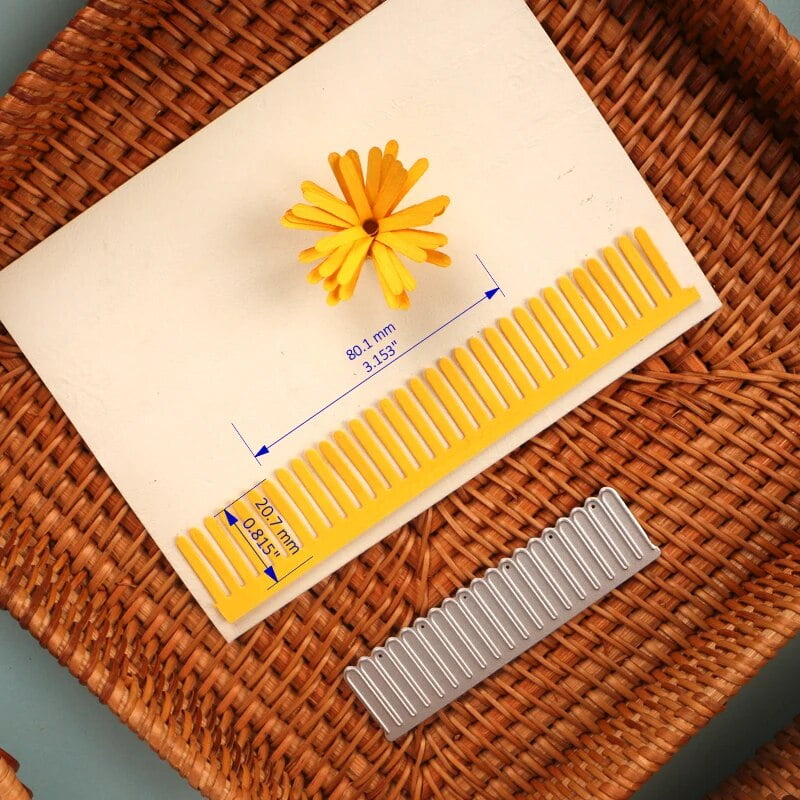 METAL CUTTING DIES flower center stamens stencil for DIY papercraft ...