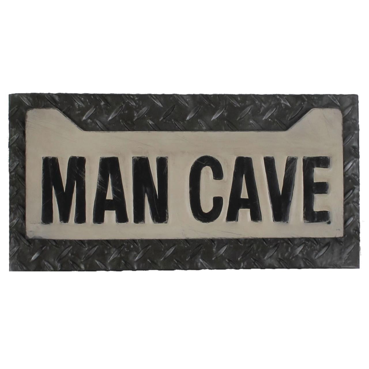 METAL SIGN-MAN CAVE LICENSE PLATE - Walmart.com