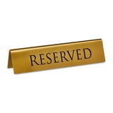 Way To Celebrate Gold Metal Tabletop Reserved Sign Elegant Table Decor ...