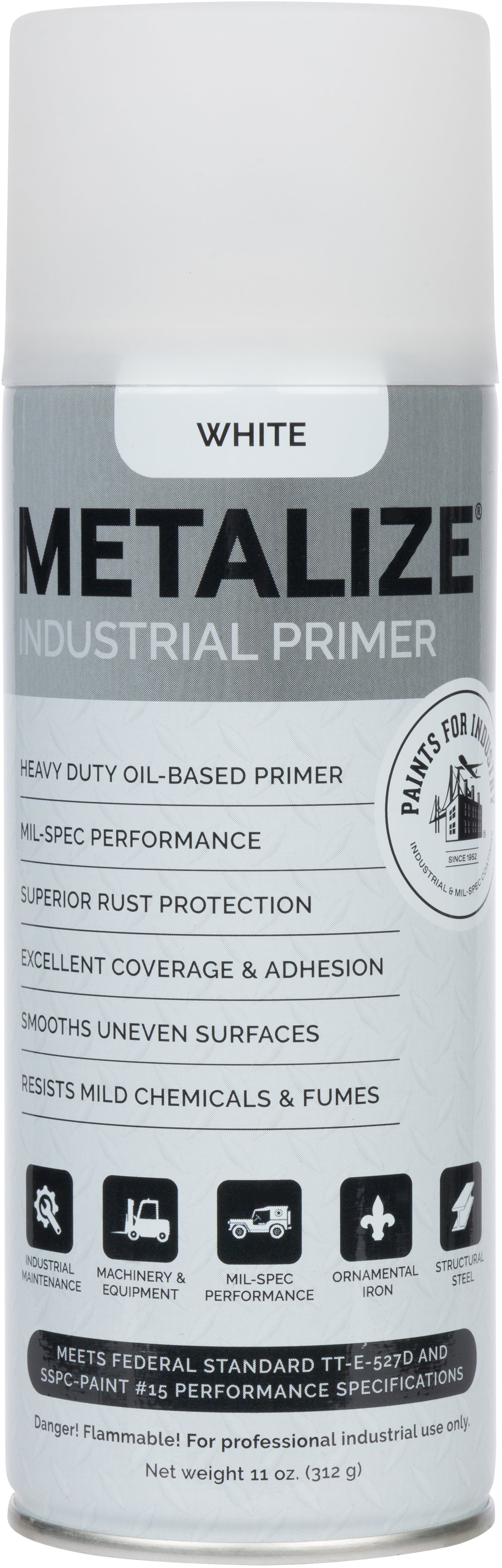 METALIZE Paints For Industry Industrial Primer, Aerosol Spray Primer ...