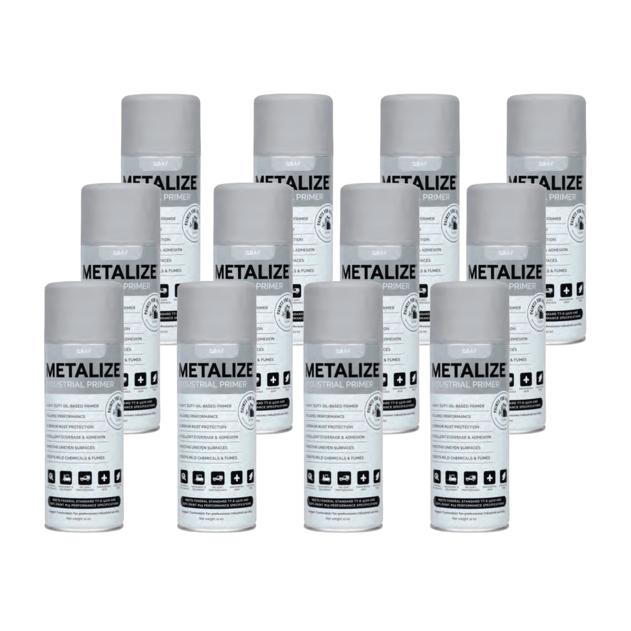 METALIZE Paints For Industry Industrial Primer, Aerosol Spray Primer ...