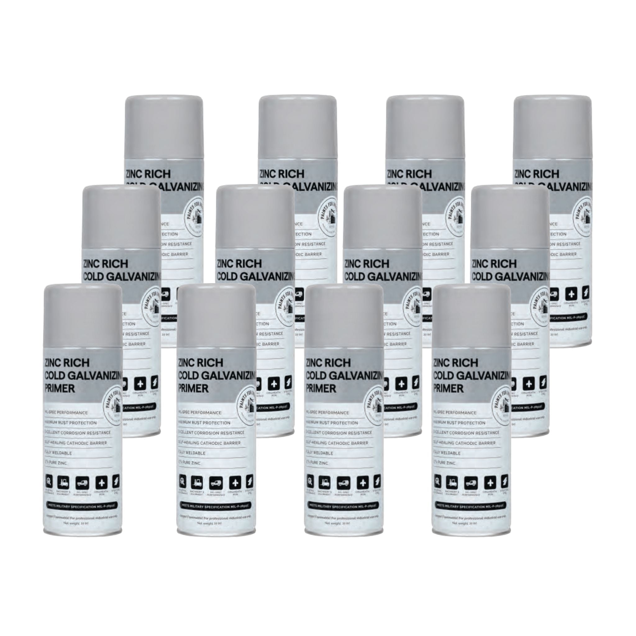 METALIZE Zinc Rich Cold Galvanizing Primer by Paints For Industry ...