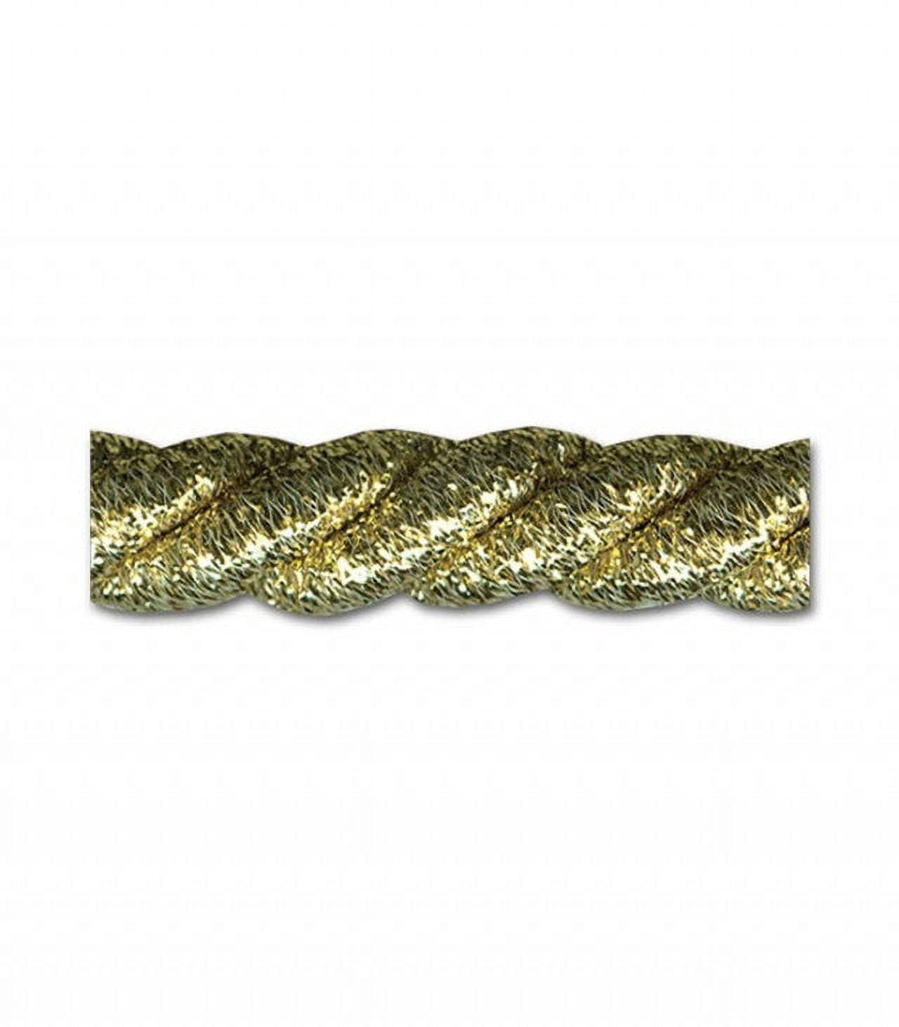 METALLIC GOLD 1/2 INCH JUMBO TWIST CORD - Walmart.com