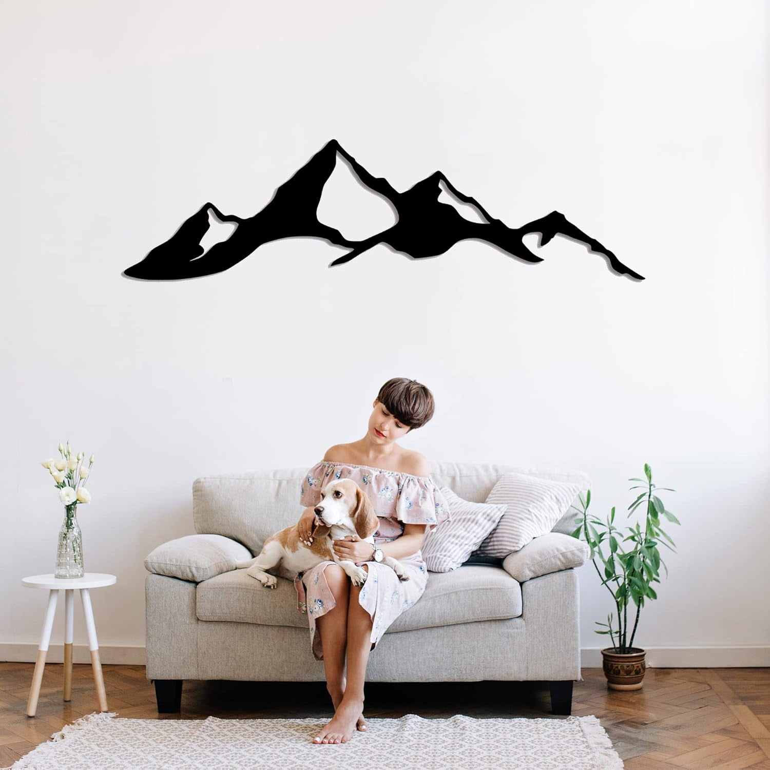 METALPLEX Denali Mountain Metal Wall Art - Durable And Rust-free Indoor & Outdoor Aluminum ...