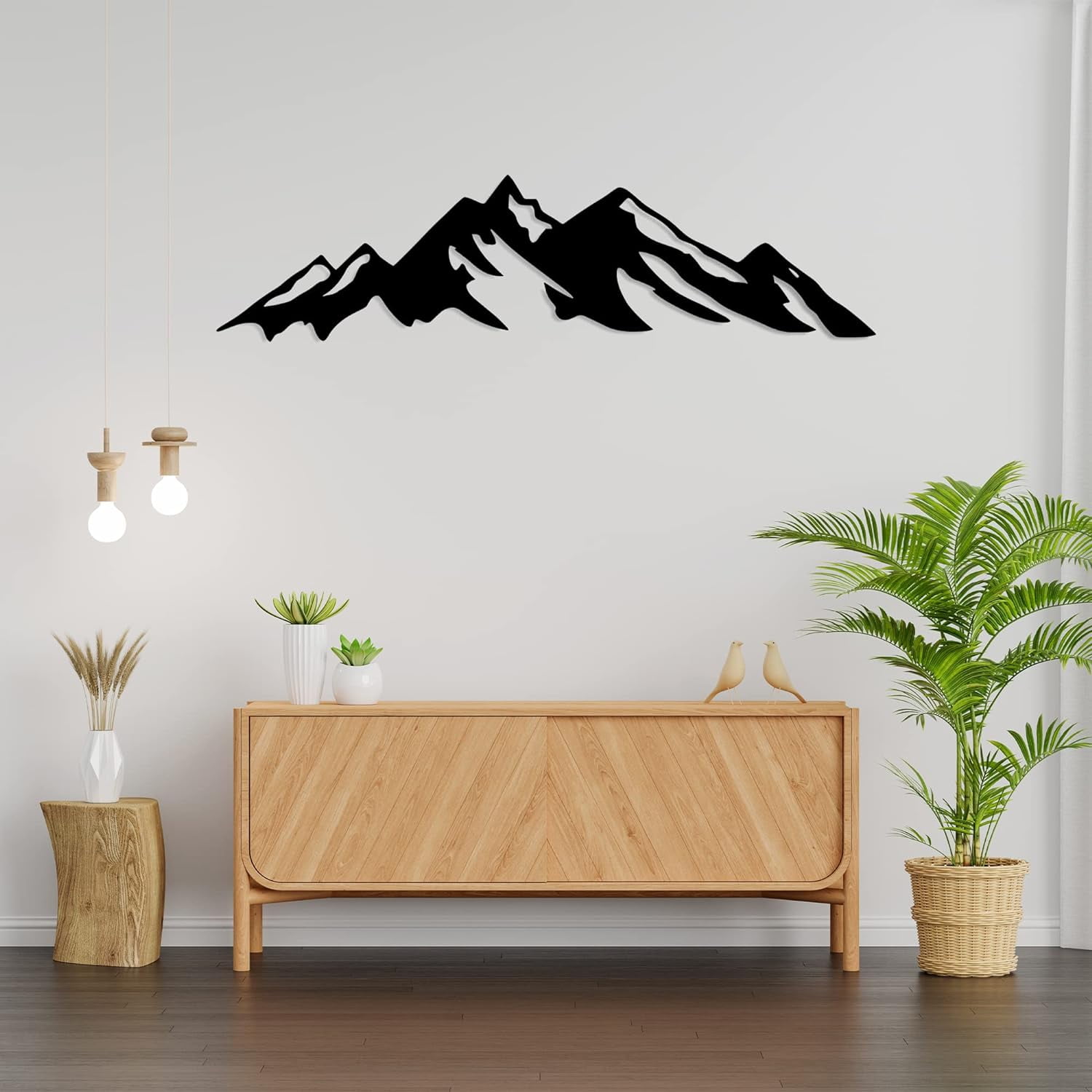 METALPLEX Grand Teton Mountain Metal Wall Art - Durable And Rust-free Indoor & Outdoor Aluminum ...