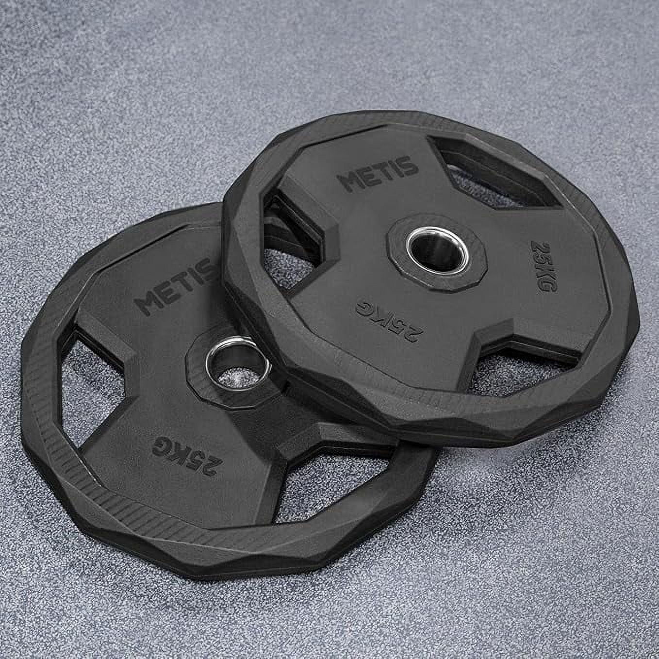 METIS Olympic Barbell Weight Plates - Olympic Plates Compatible with ...