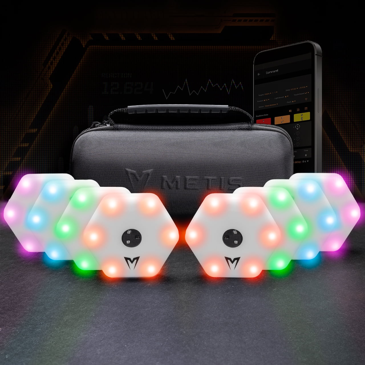 METIS Reaction Training Lights | Speed & Agility Training Tool with App ...