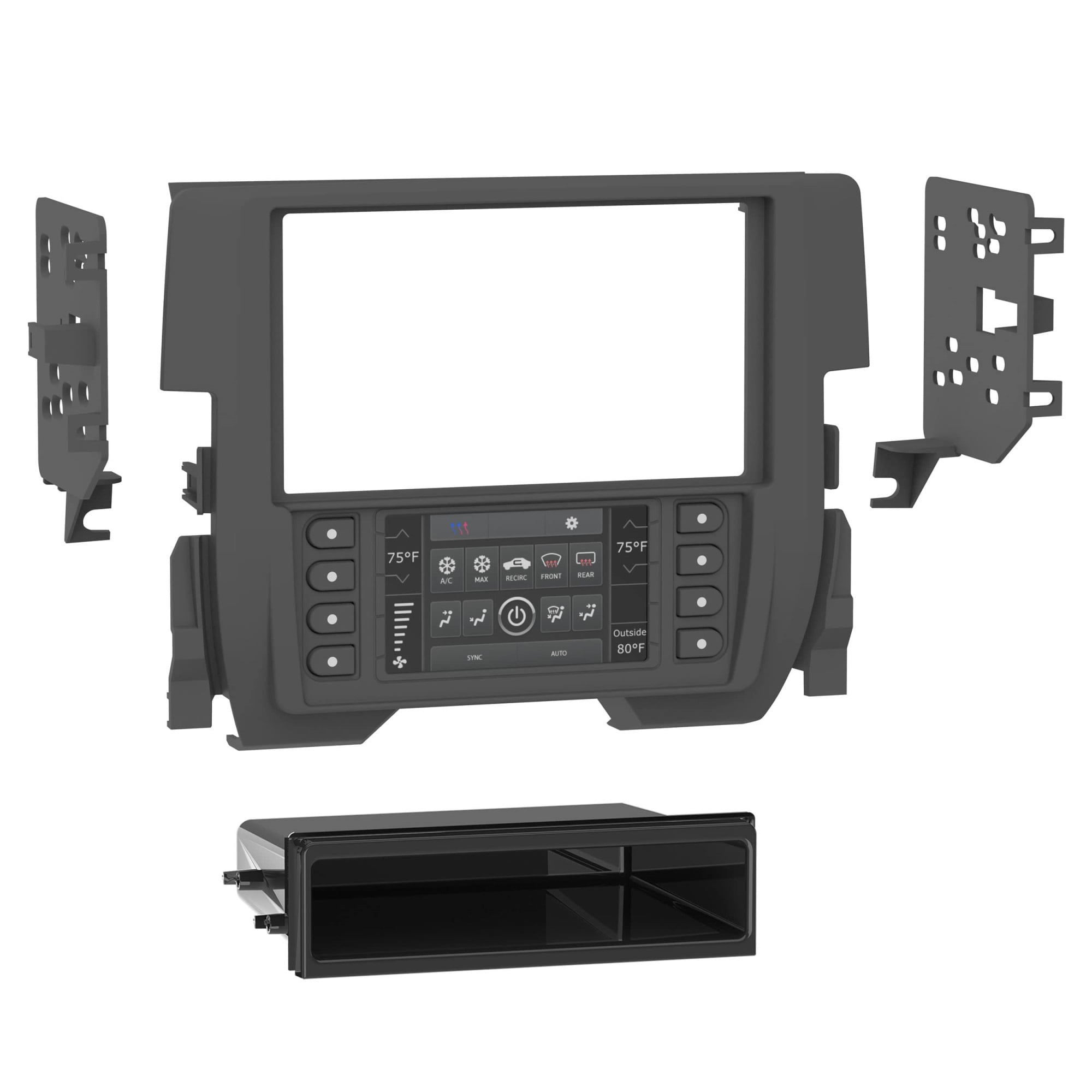 Metra Electronics TurboTouch Dash Kit, Built-in Touchscreen, Fits ...