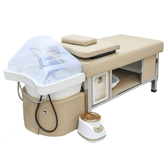 METRO Head Spa Bed, U-Shape Water Massage Shampoo Backwash Unit with ...