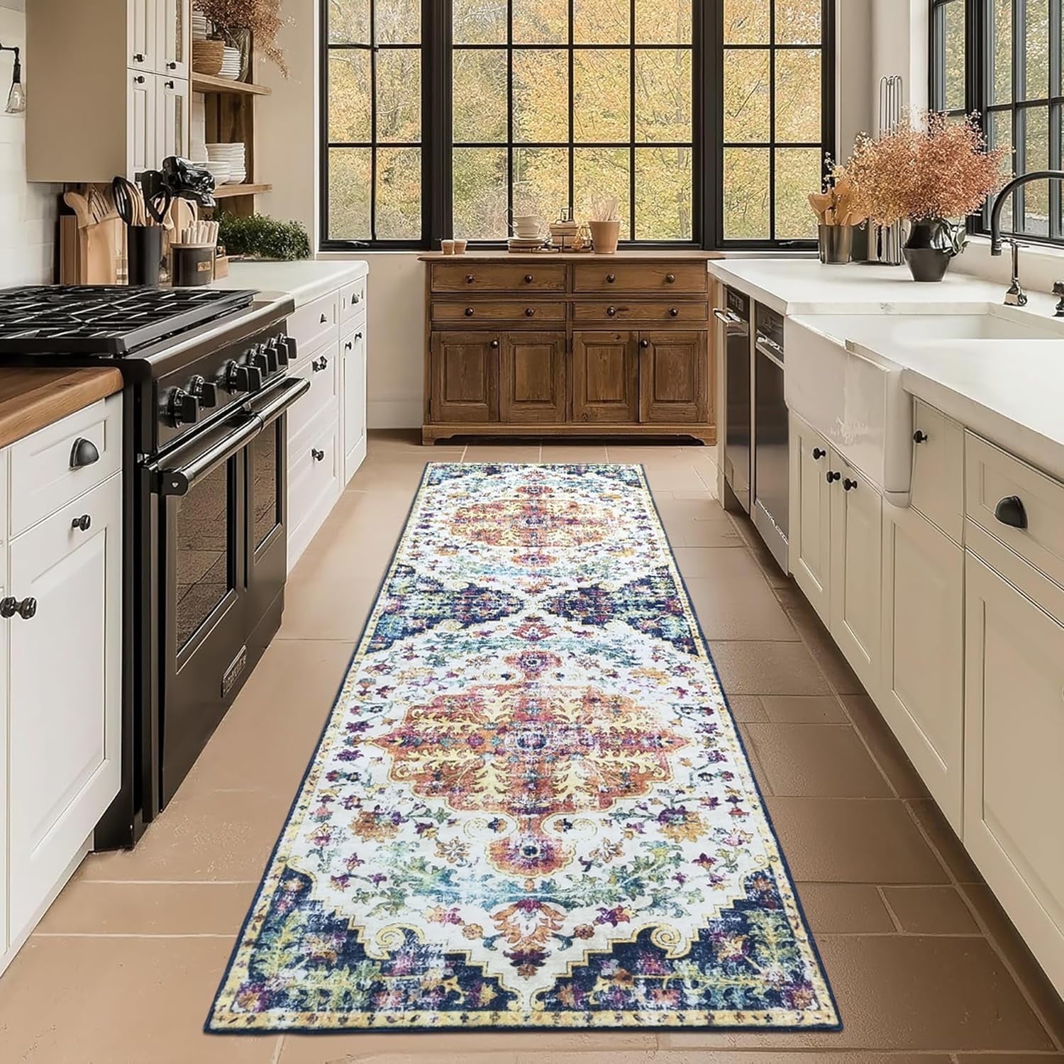 METSAVAIM 2x6 Runner Rug - Ultra Soft Bohemian Hallway Runner Rug for ...