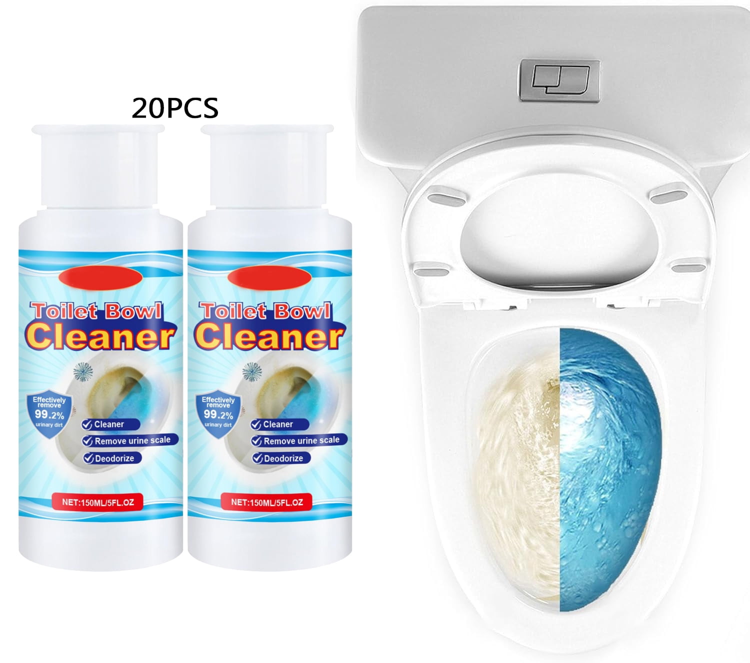 MEUDQU Splash Foam Toilet Cleaner, Active Oxygen Agent, Deodorizing ...