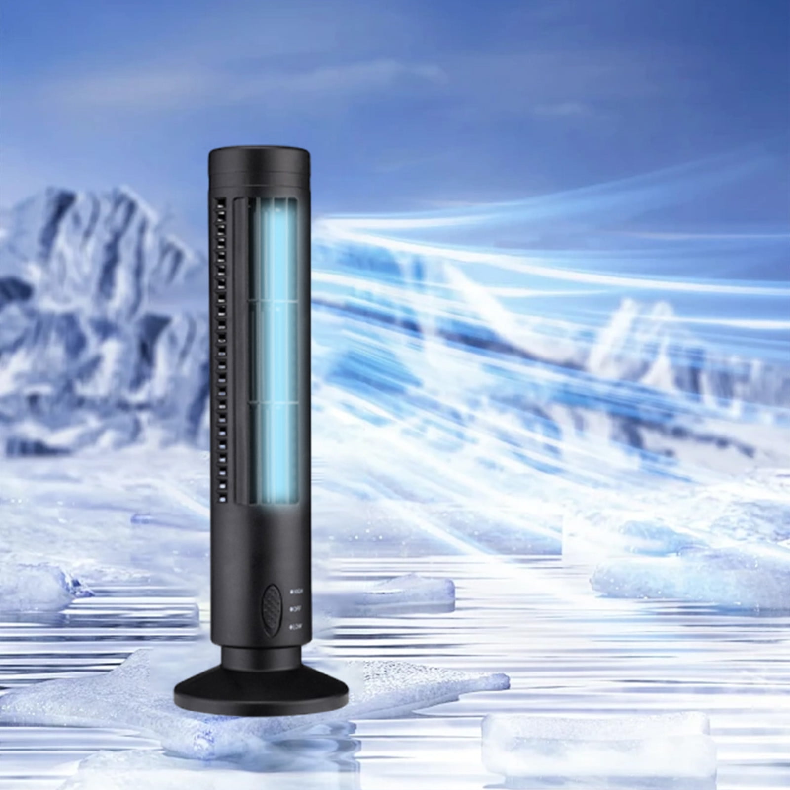 MEUDQU Tower Fans that Blow Cold Air, Portable Tower Fan with Two ...