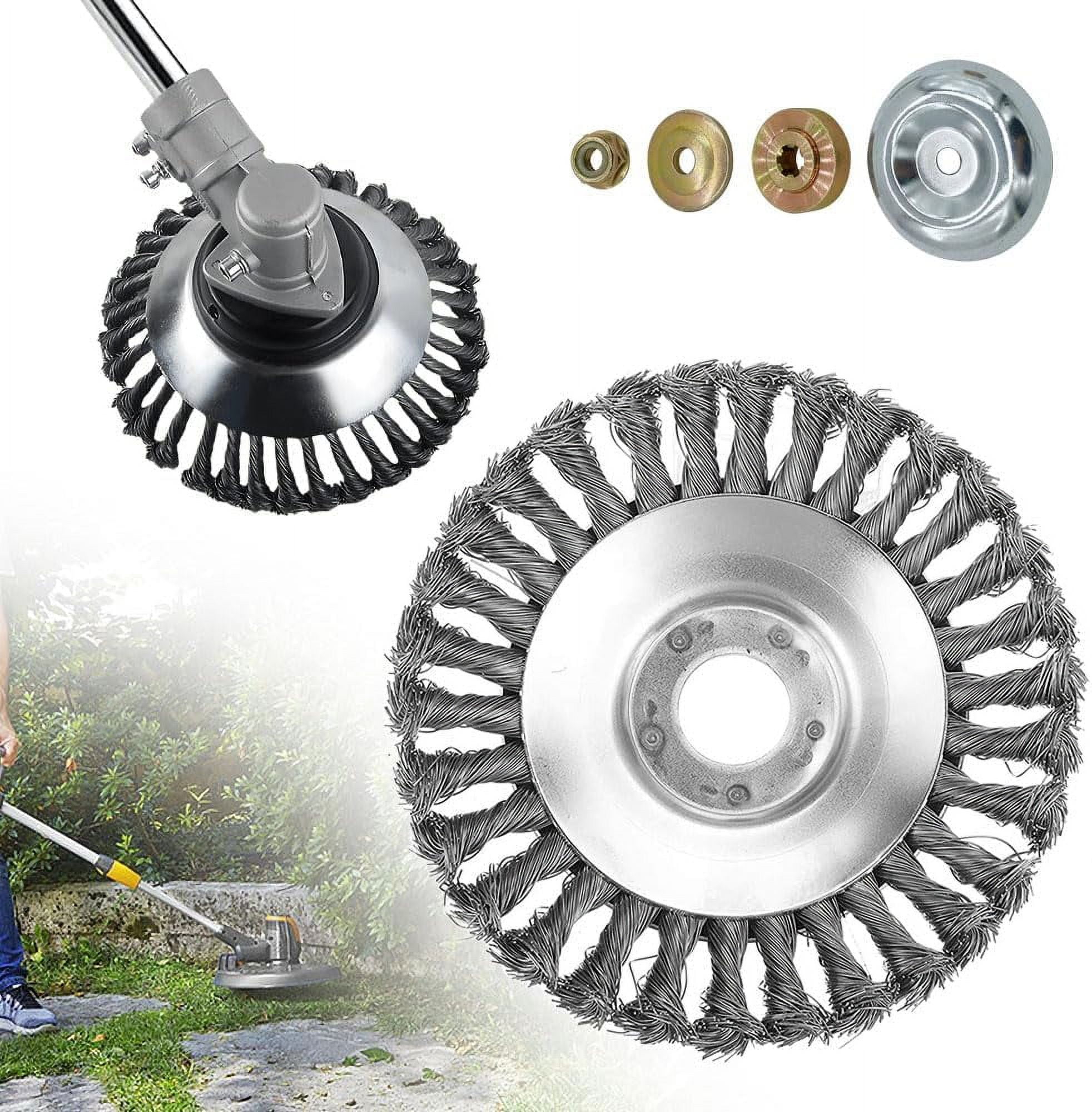 MEUDQU Unbreakable Wired Trimmer Blade, Indestructible Steel Wire Brush ...