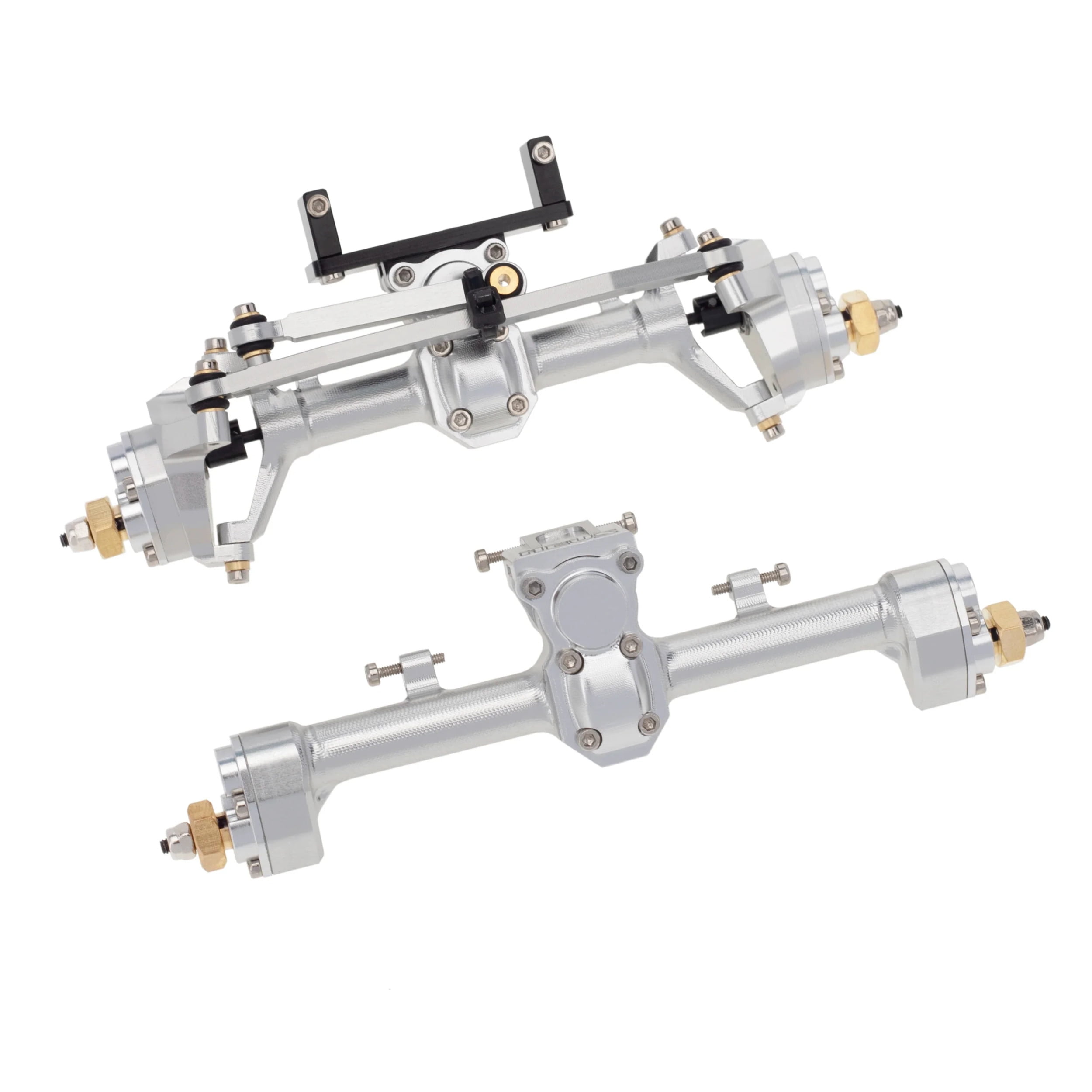 MEUS RACING 1/24 Scale Aluminum Alloy Axles Front and Rear Portal Axle ...