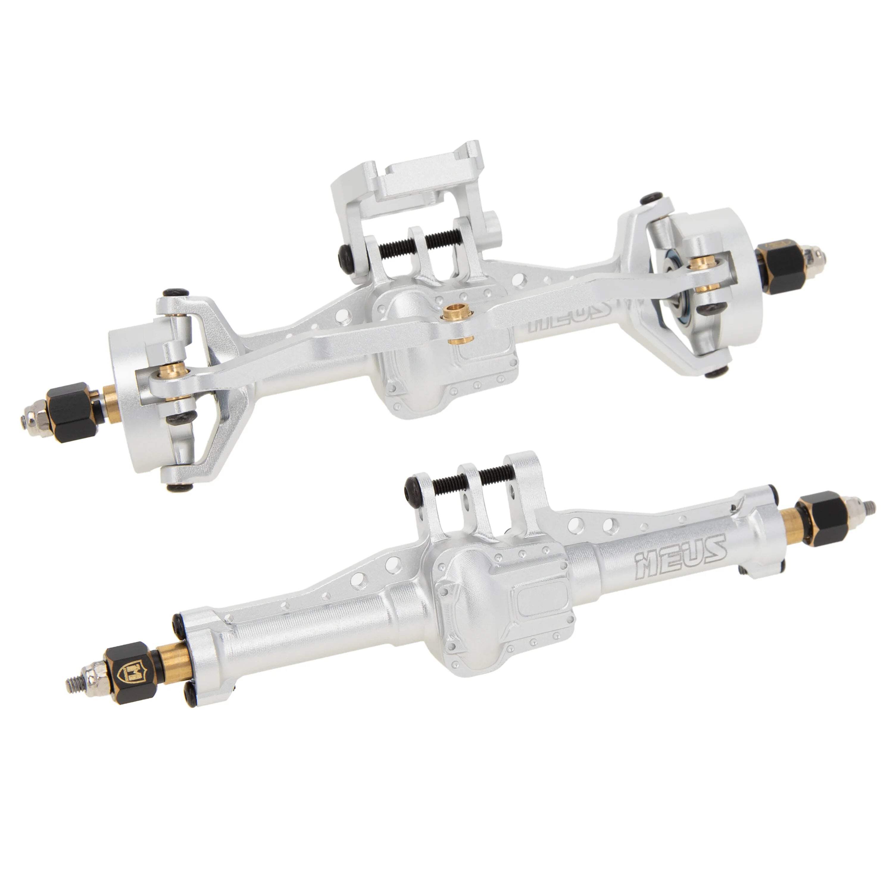 MEUS RACING Aluminum CNC Upgraded Front and Rear Axle Assembly Kit ...