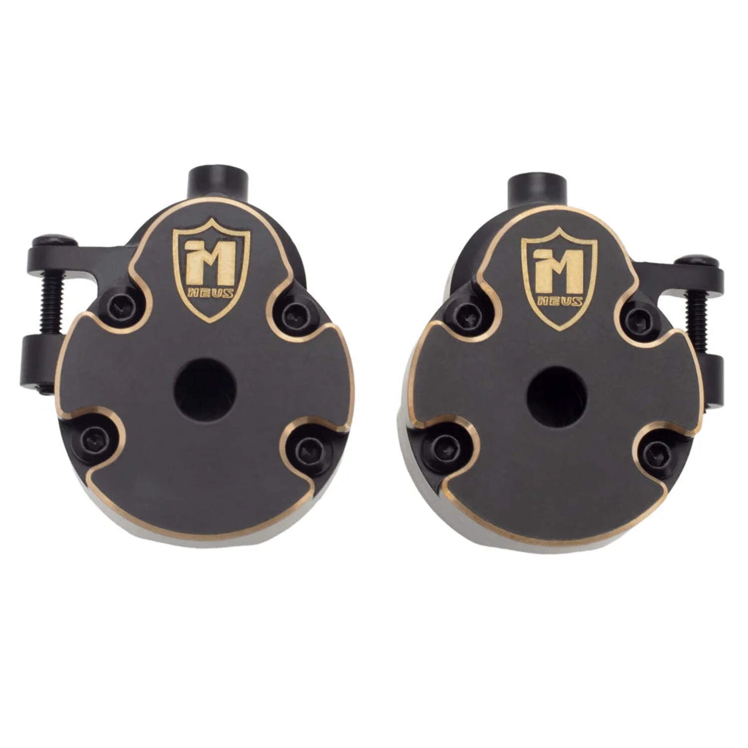 MEUS Racing Brass Steering Knuckles+Front Axle Weights Cover for 1/18 ...