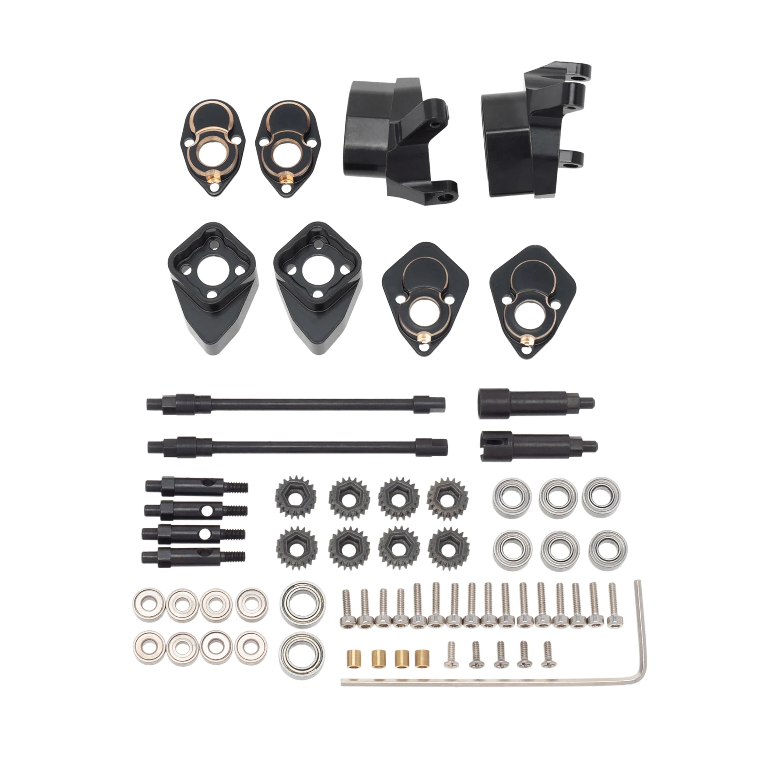MEUS Racing Front Rear Axle Brass High Lift Counterweight Refit Portal ...