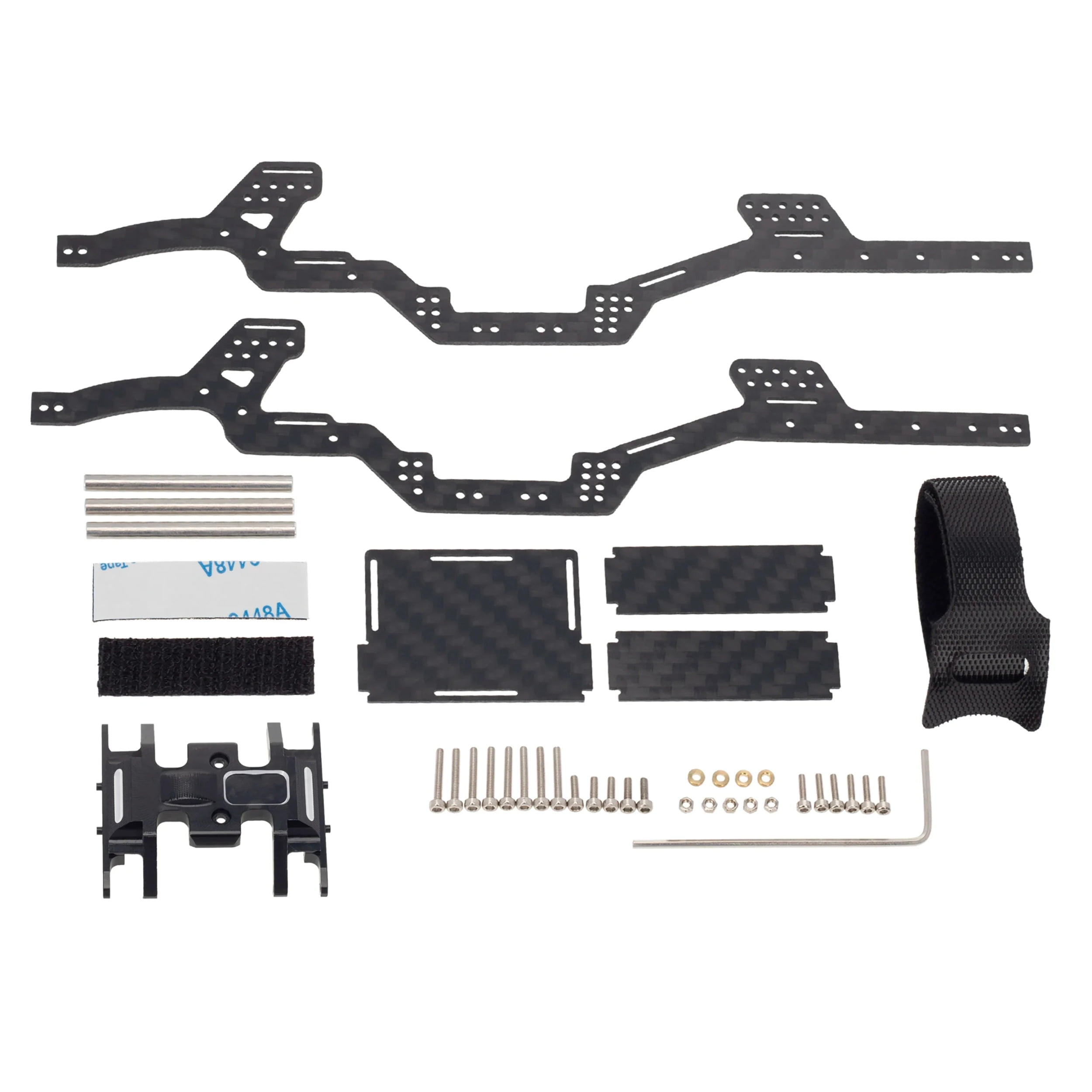 MEUS Racing LCG Carbon Fiber Chassis Kit Frame Girder, Low Center of ...