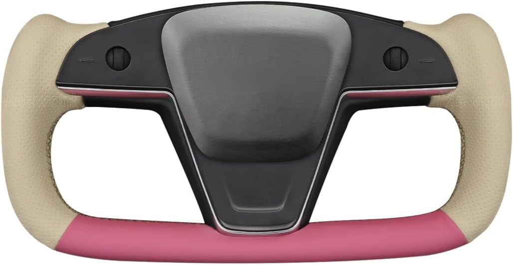 MEWANT Steering Wheel Cover for Tesla Yoke Cover for Tesla Model S ...