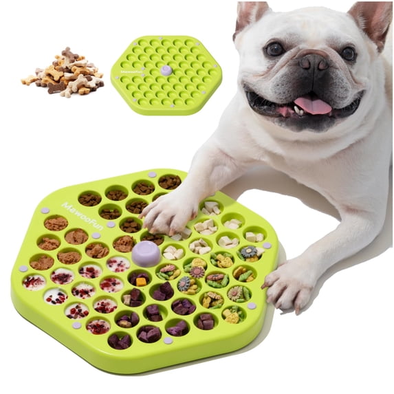 MEWOOFUN Dog Puzzle Toy, Interactive Treat Dispenser, Brain Training ...