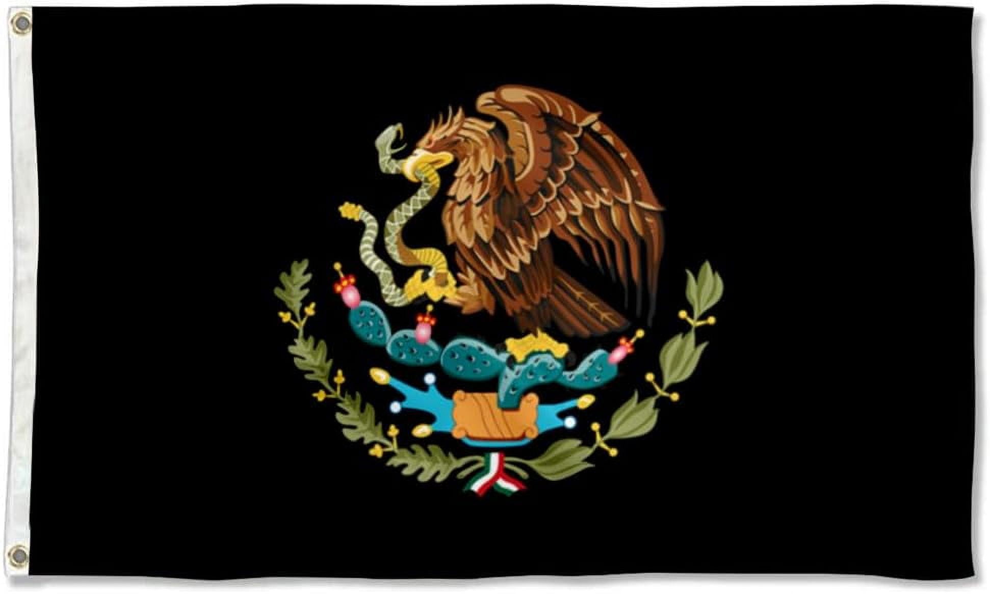 MEXICO CREST Flag - UV Fade Resistant Double Sided and Polyester banner (MEXICO CREST) - Walmart.com