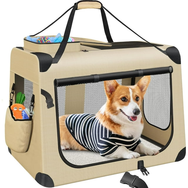 "MEXMIODY Portable & Collapsible Pet Soft Transport Traveling Carry Dog ...