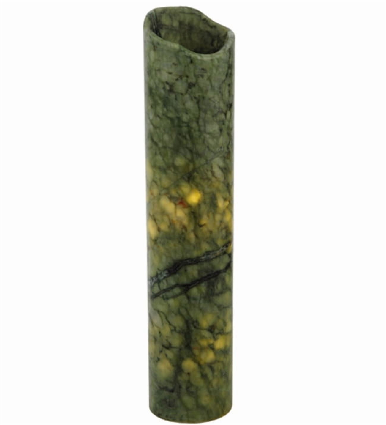 Meyda Tiffany 123467 Dark Green 3.4" W X 16" H Jadestone Dark Green ...
