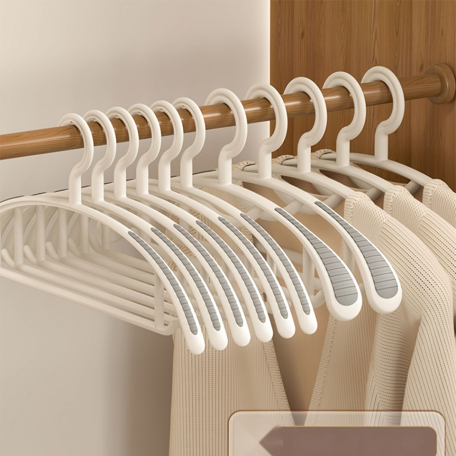 MEYSE Clothes Hanger - No Deformation Anti-Slip and No Shoulder Angle ...