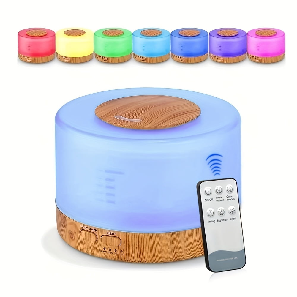 MEZ02 New 16.91oz Essential Oil Diffuser With Remote Control Premium ...