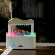 Rain Cloud Humidifier Water Drip, 7 Color Lights Mushroom Rain Cloud ...