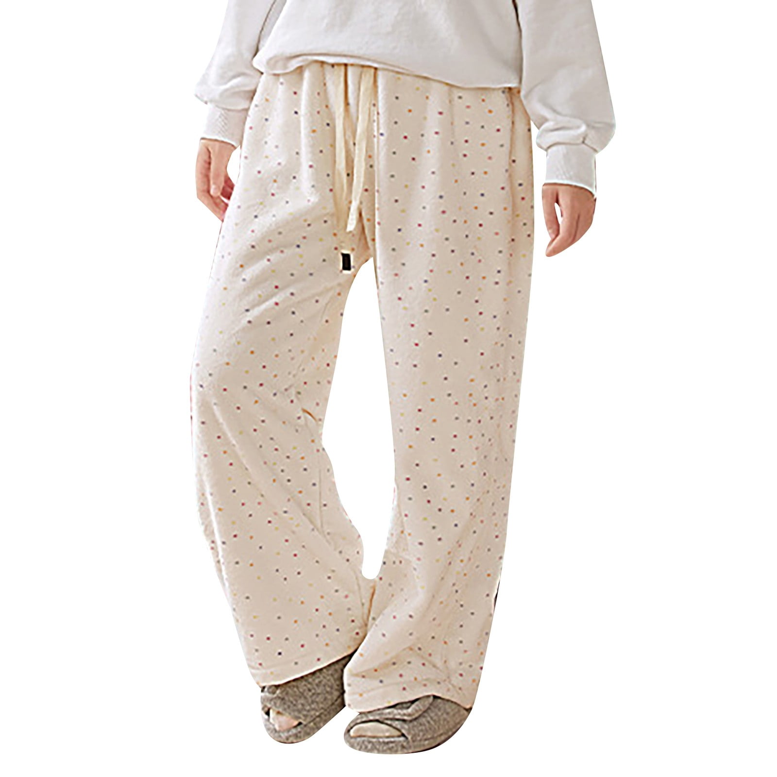 MEZZALL Child Pants Soft Girls Flannel Sleep Pants Fuzzy Winter Home ...