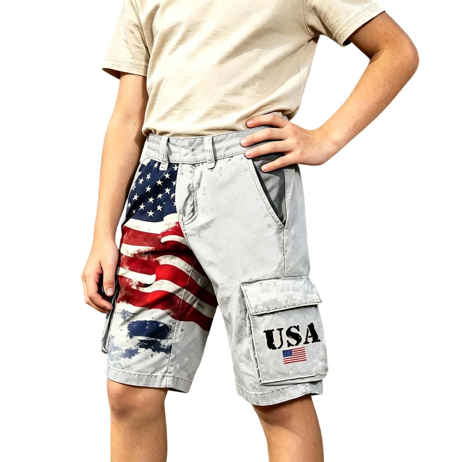 MEZZALL Child Pants Versatile Boys Casual Summer Trousers Solid Color ...