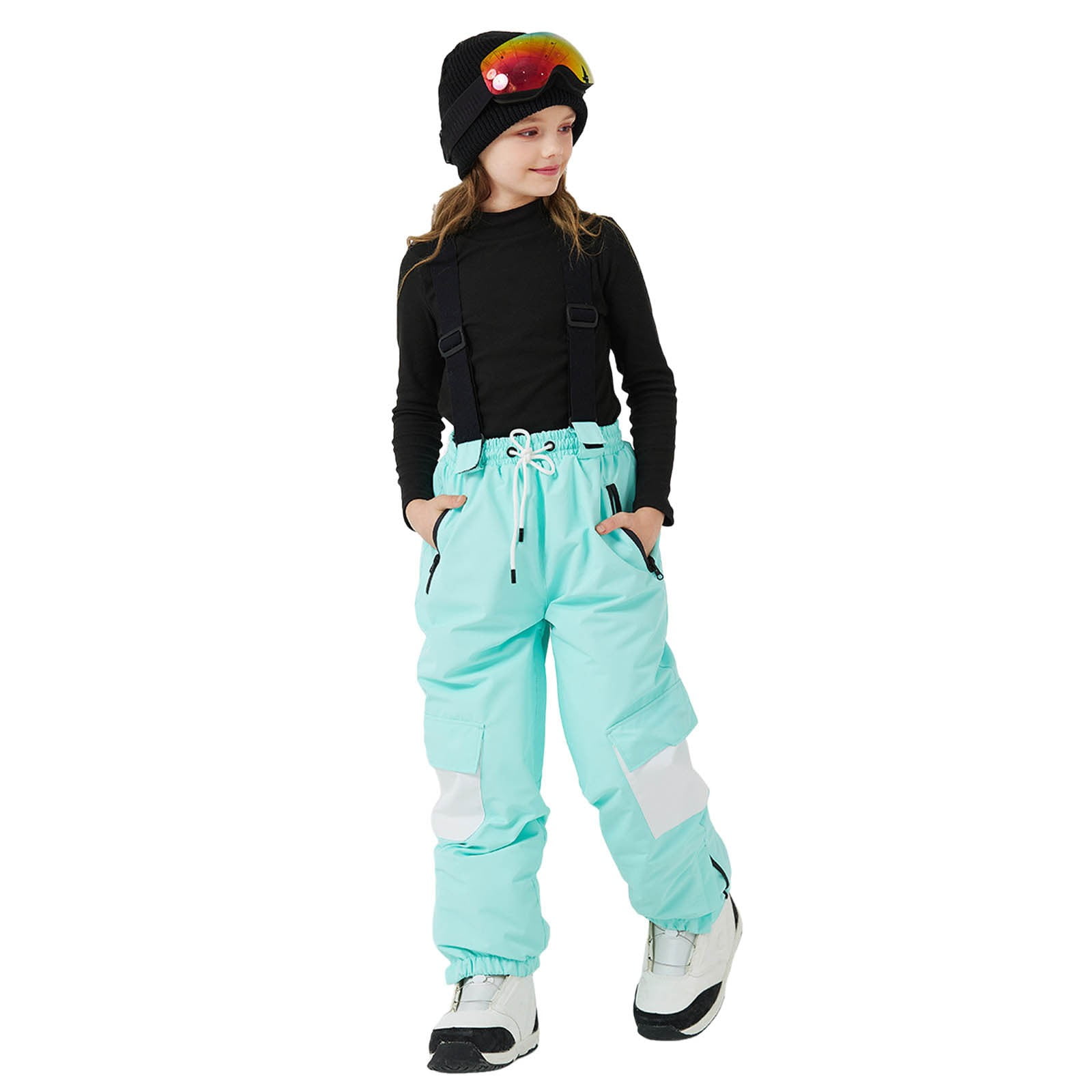 MEZZALL Kids Children Ski Pants Warm And Thick Board And Double Board ...