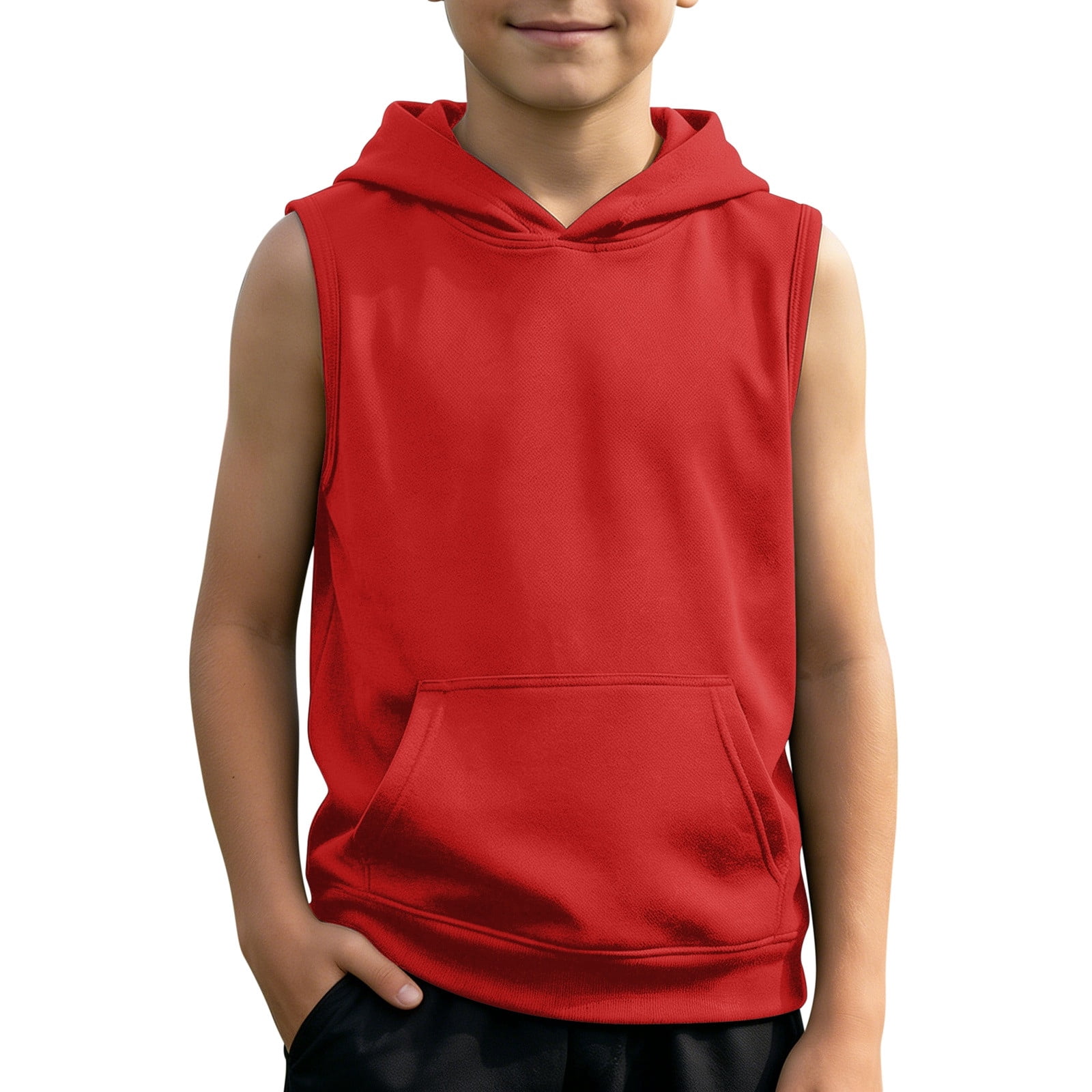 MEZZALL T-Shirts Boys Tank Summer Tops Muscle Tee Sleeveless Workout ...