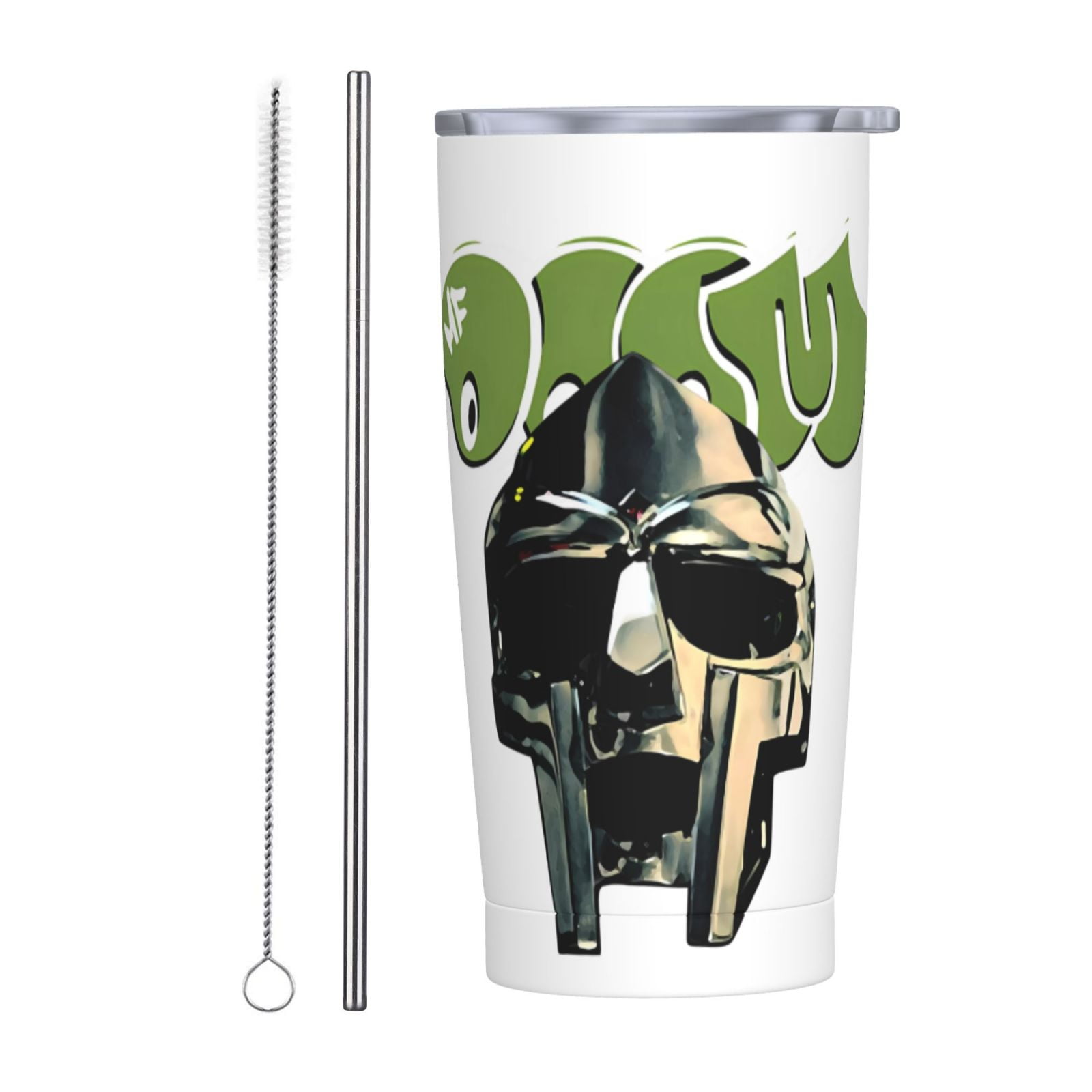 MF DOOM 20oz Tumbler with Lid and Straw,New Insulated Coffee Cup with ...
