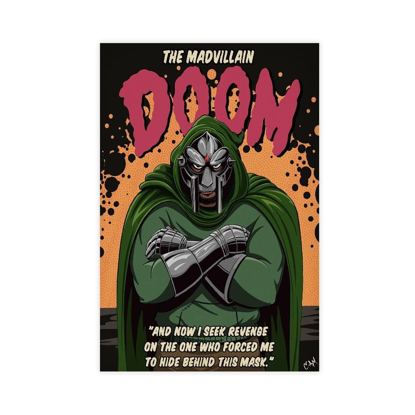 MF DOOM Album Cover Posters - BORN LIKE THIS, MM Food, Operation ...