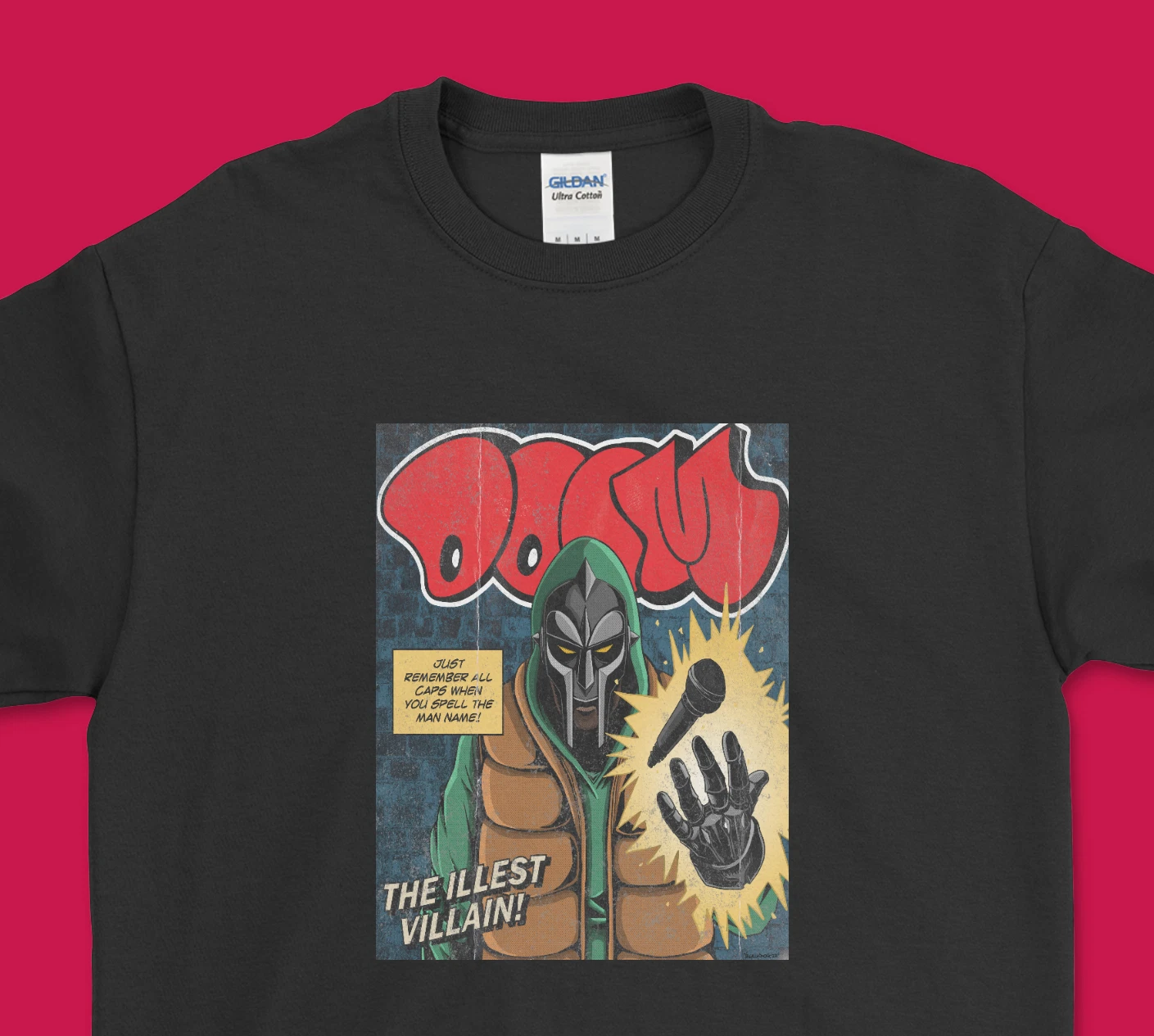 MF DOOM COMIC THE ILLEST VILLAIN RAP HIP HOP Shirt, MF DOOM COMIC THE ...