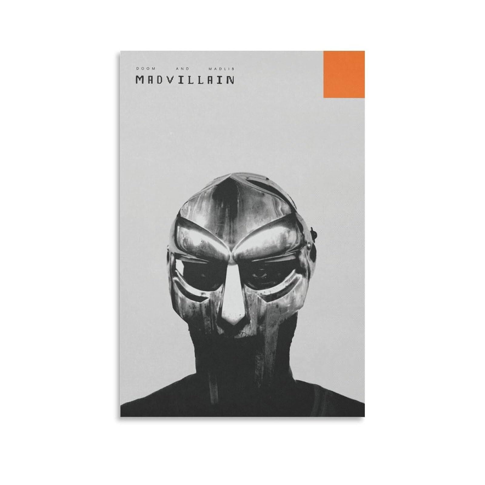 MF DOOM Madlib Canvas Poster Print Music Posters for Room Aesthetic ...